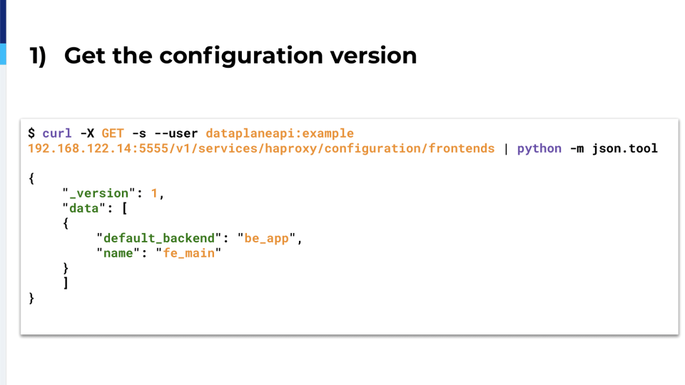 Programmatic HAProxy Configuration Using the Data Plane API